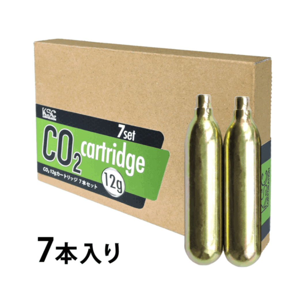 KSC CO2 12gカートリッジ 7本セット | ガスボンベ・ターゲット | | 総合エアガンショップ モケイパドック
