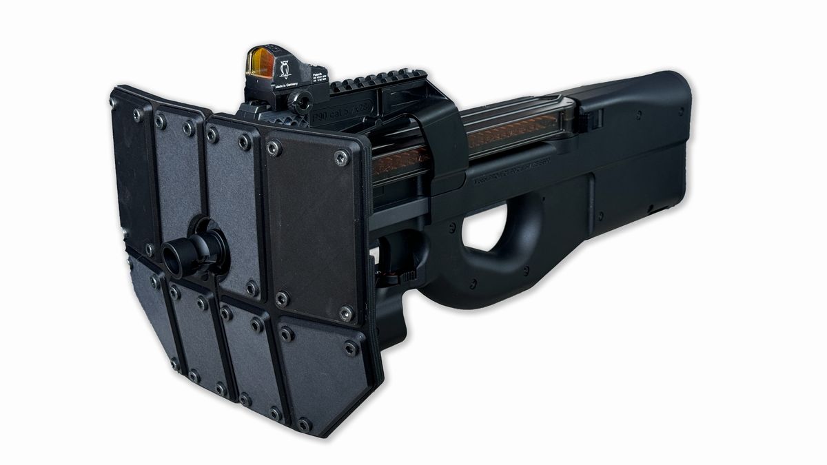 ミリデコ セントリーシールド P90用 | 話題の新着商品 カスタム＆オプションパーツ編 | | 総合エアガンショップ モケイパドック