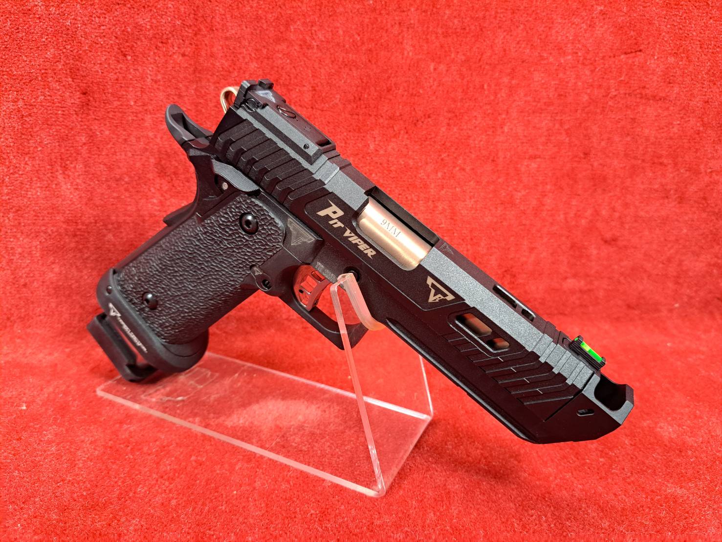 【元日～3日10％OFFクーポン】NAGOYA BATON airsoft BT-PIT VIPER リアル刻印カスタム CO2ガスブロー ...