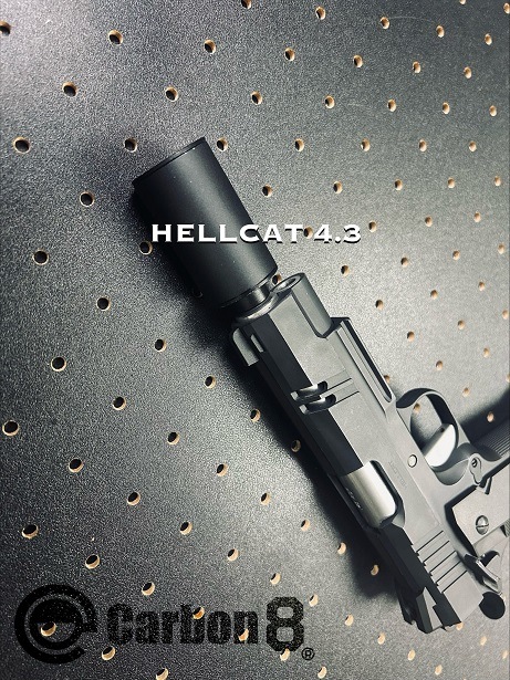 【店内全品5％OFFクーポン】Carbon8 CO2ガスブローバックガン HELLCAT 4.3 ヘルキャット | CO2ガスガン | | 総合エアガンショップ モケイパドック