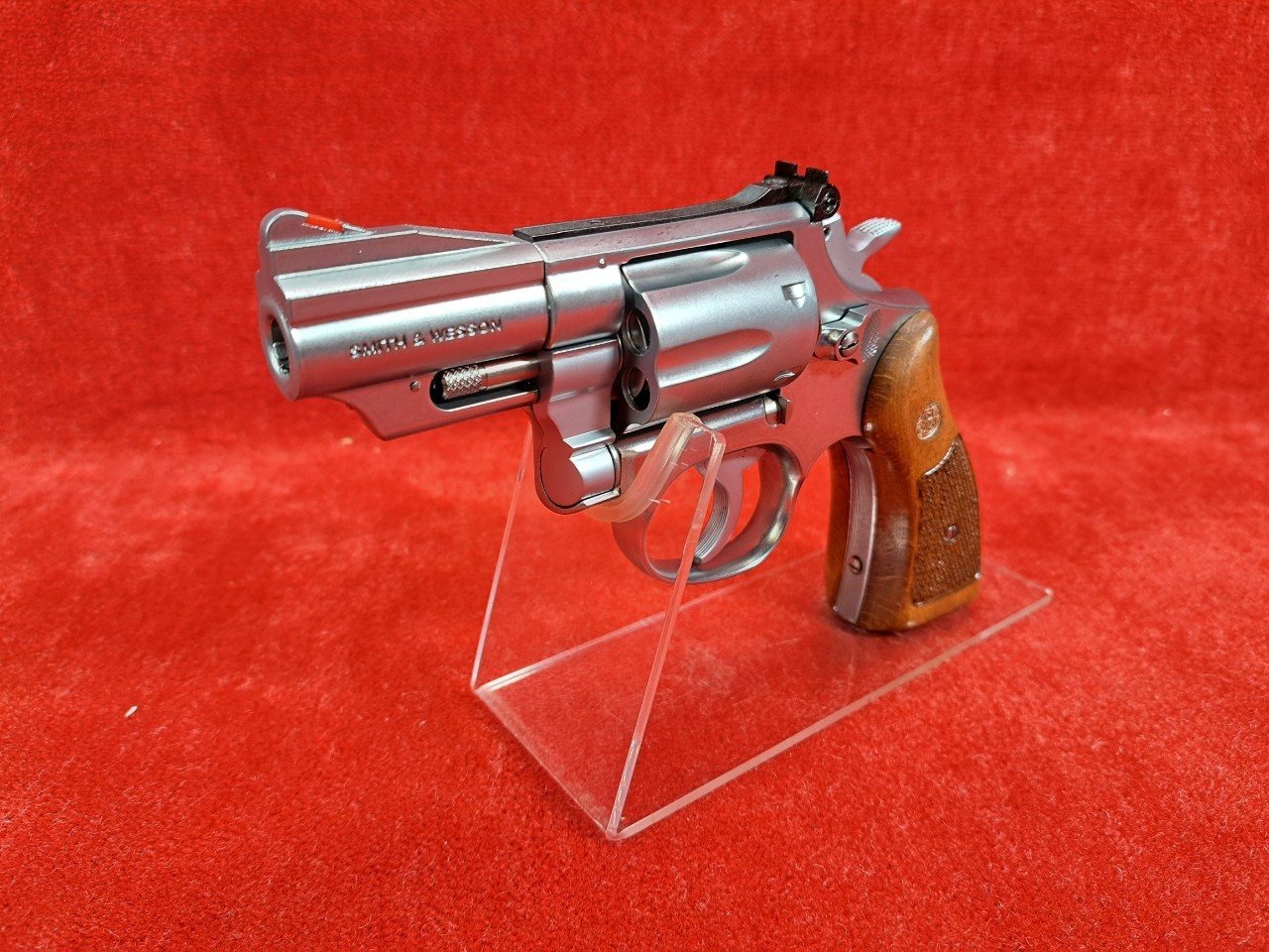 【店内全品5％OFFクーポン】A!CTION 発火型モデルガン S&W M66 2.5インチ スクウェアバット ガントレットモデル ...