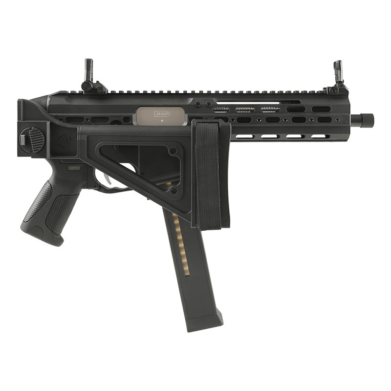 DE Airsoft LWRCI SMG-45 AEG メタル 電子トリガー搭載/UTRシリーズ ガンケース付 | 海外メーカー電動ガン ...
