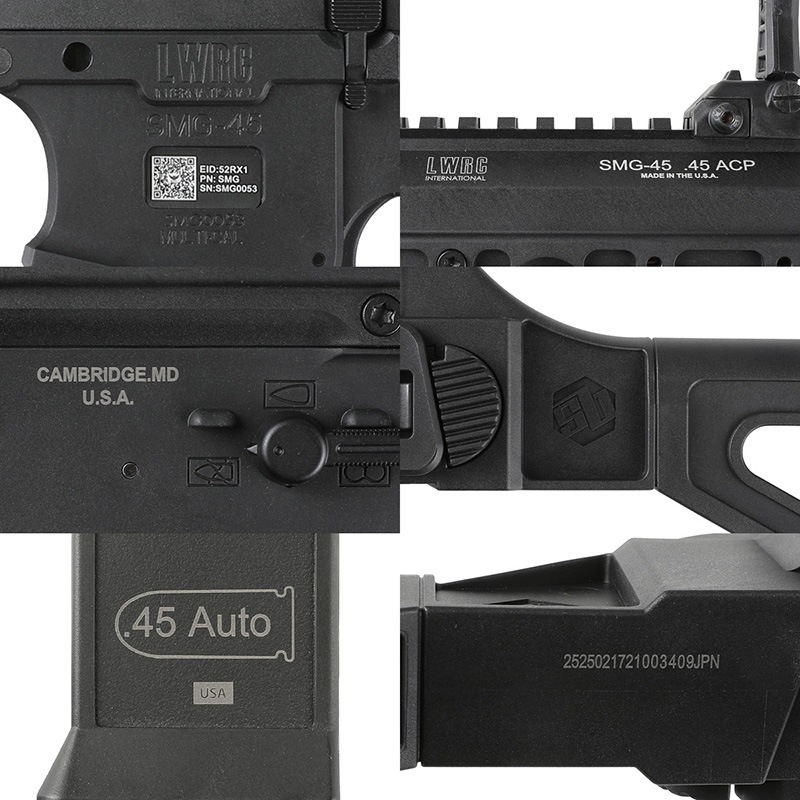 【店内全品5％OFFクーポン】DE Airsoft LWRCI SMG-45 AEG メタル 電子トリガー搭載/UTRシリーズ ガンケース付 ...