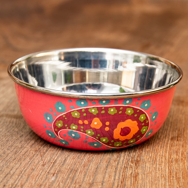 Imperfect products！Pink Paisley Kashmir Paint Saucer