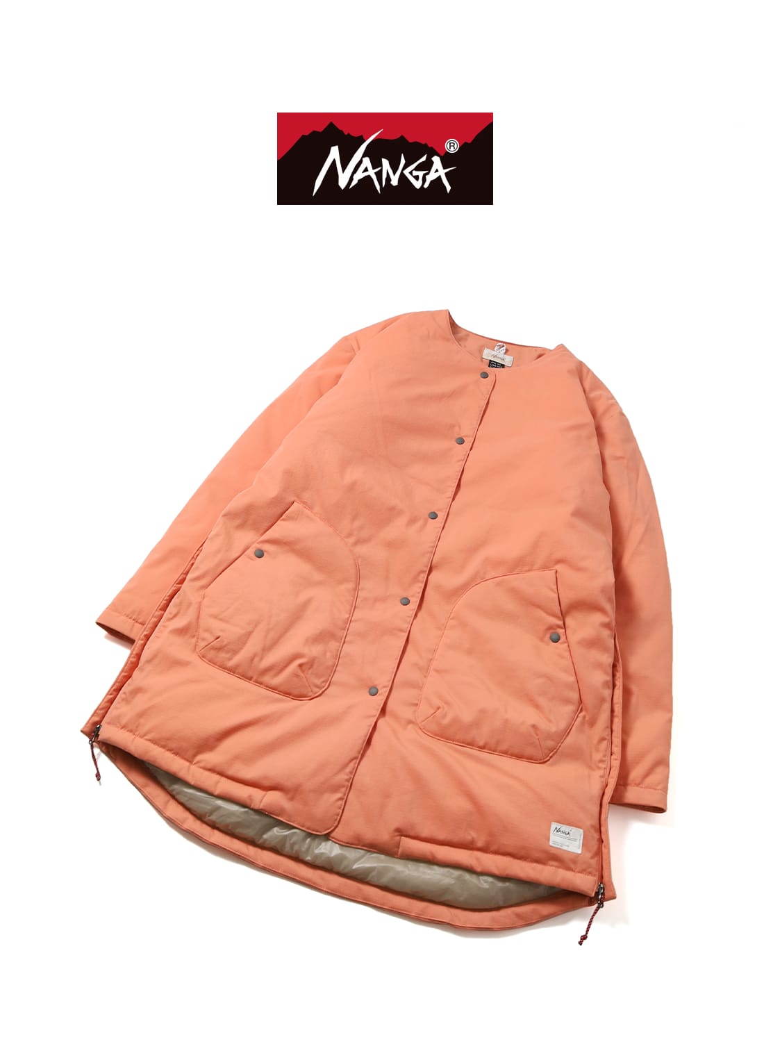 NANGA(ナンガ)/HINOC RIPSTOP INNER DOWN LONG CARDIGAN W(ヒノック リップストップ インナー ...