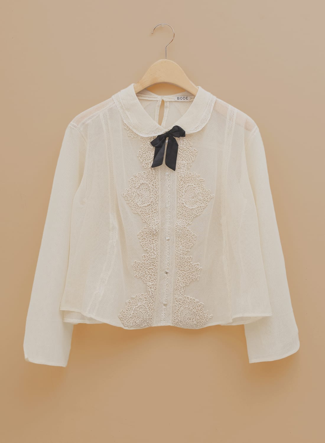 BODE(ボーディ)/EVE BLOUSE(イブ ブラウス)/Emily Adams Bode エミリー・アダムス・ボーディ BODE NY ニューヨーク レディース トップス シアー レース ...