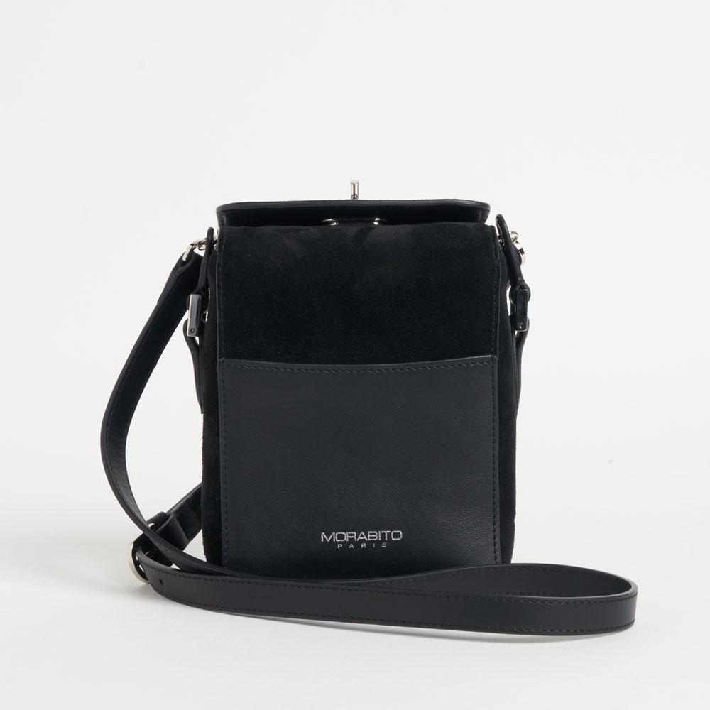 Orsay Bis Mini オルセービスMINI スエード×カーフ ブラック | モラビト（MORABITO） バッグ・財布の公式通販