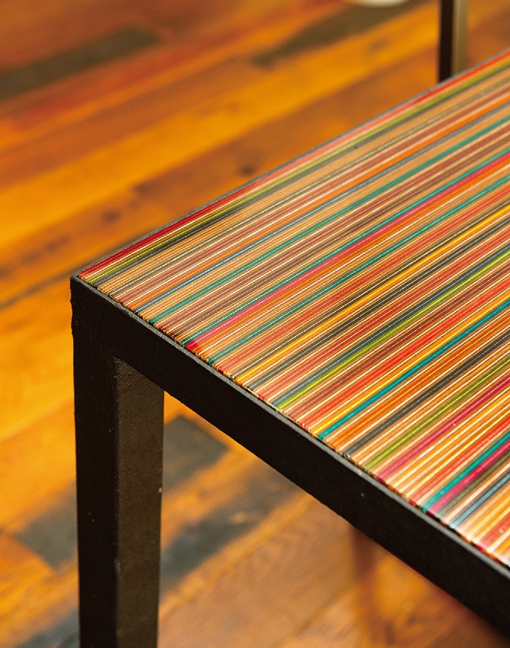 STRIPED DINNING TABLE - STRIPED Series - MoreThan Furniture