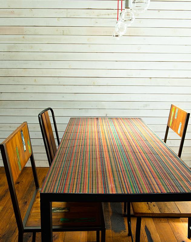 STRIPED DINNING TABLE - STRIPED Series - MoreThan Furniture