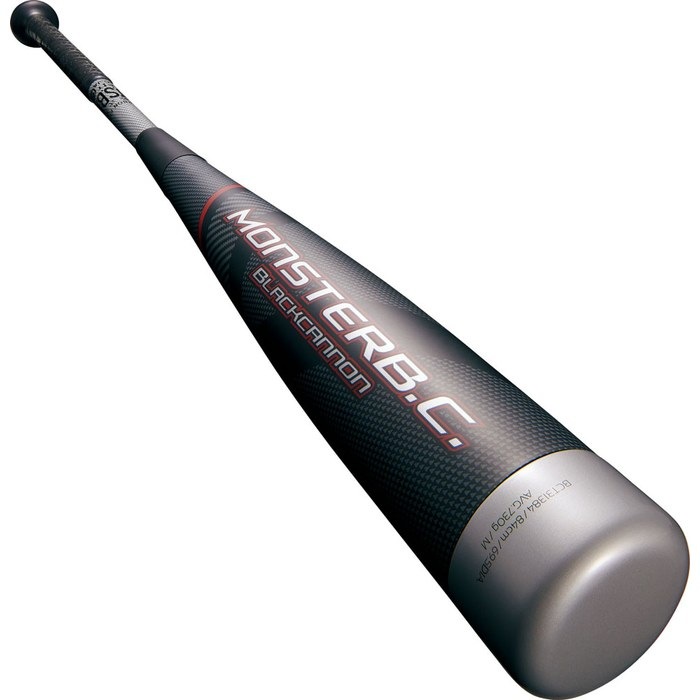 ZETT ゼット 一般軟式バット モンスターブラックキャノン ブラック