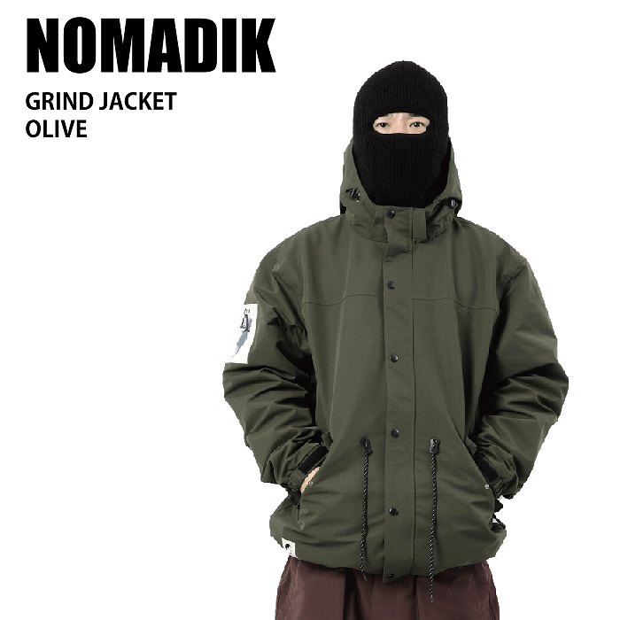 NOMADIK ノマディック GRIND JKT OLIVE 24-25 ウエア メンズ ジャケット スノーボード 工藤洸平 國母和宏 | スノーウェア,スノーボードウェア,メンズ ...