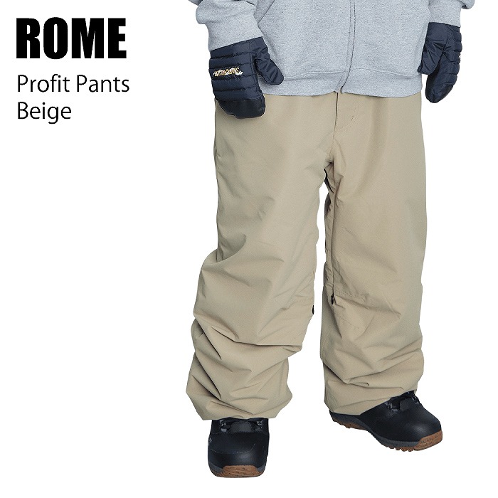 ROME ローム PROFIT PANTS BEIGE 24-25 ウエア メンズ パンツ スノーボード | スノーウェア,スノーボードウェア ...
