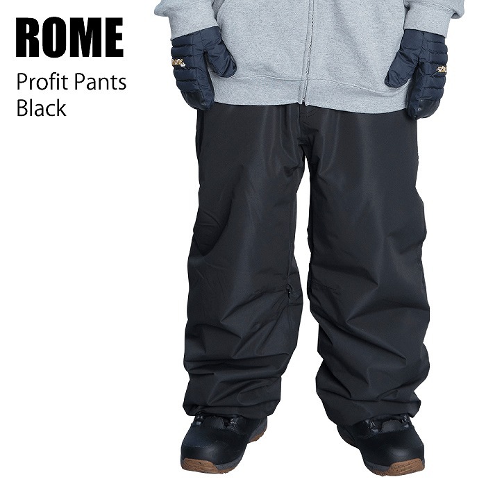 ROME ローム PROFIT PANTS BLACK 24-25 ウエア メンズ パンツ スノーボード | スノーウェア,スノーボードウェア ...
