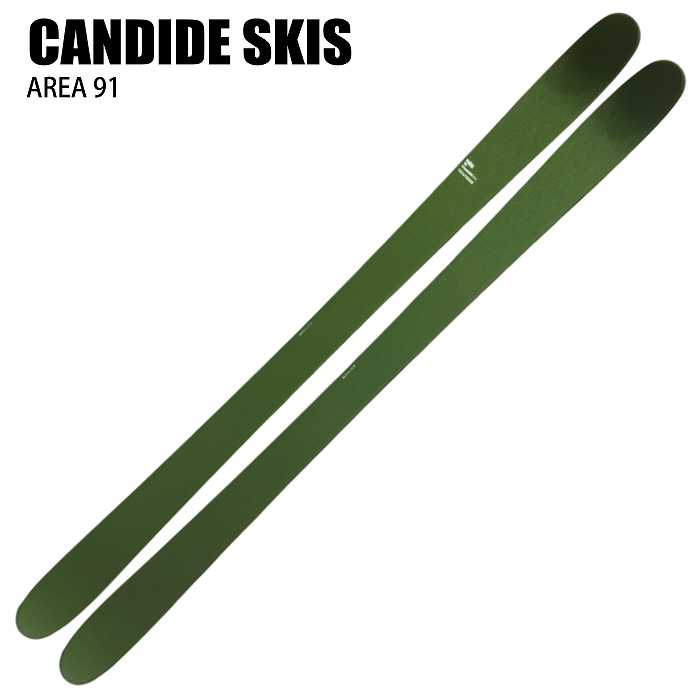 [早期予約10％ポイント還元！]キャンデッド スキー板 2026 CANDIDE SKIS AREA 91 エリア 板単品 25-26 ...