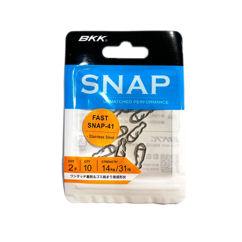 BKK/FAST SNAP-41 ワンタッチスナップ｜宮古島の釣具屋 通販【MORITAKA510】