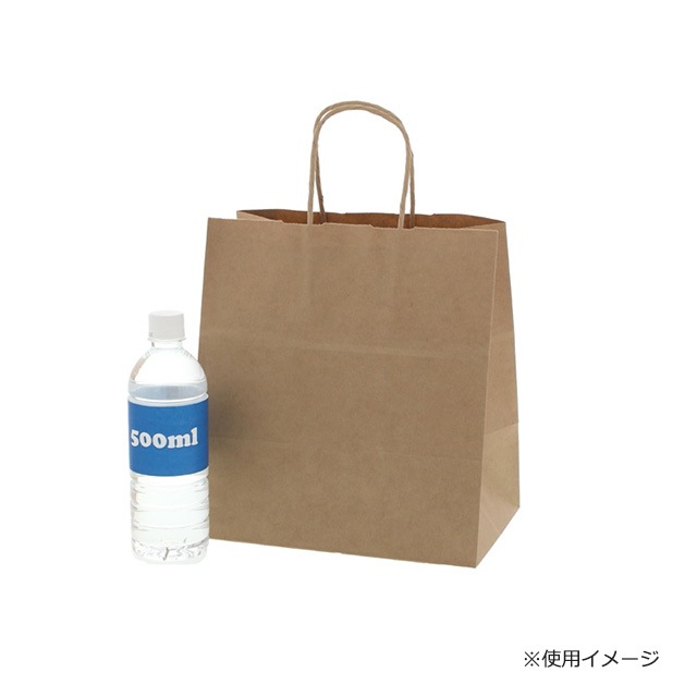 【2箱特価】26-18（260×180×285）未晒クラフト無地 手提げ紙袋 25CB【送料無料/代引不可】（200枚/箱） の通販｜梱包名人