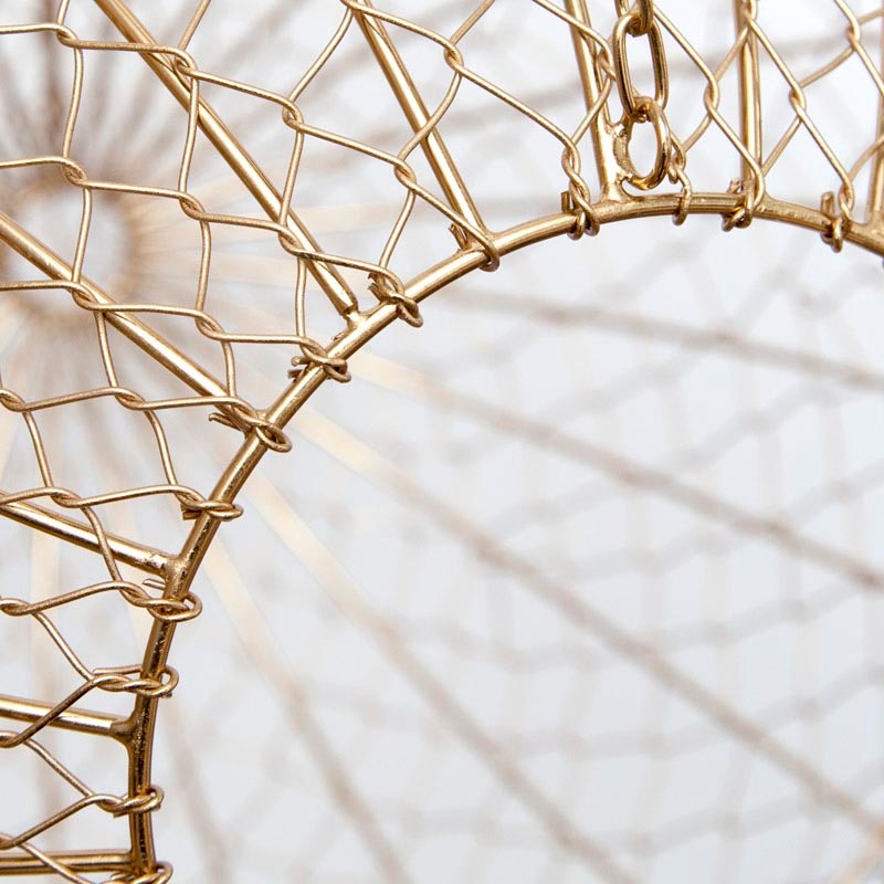 【SALE】Wire Ball Hanging / Gold (M)