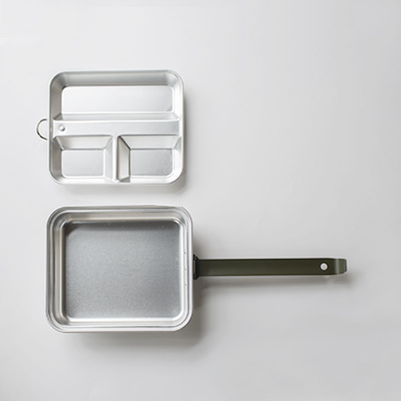 MESS KIT PAN (Square) Aluminum