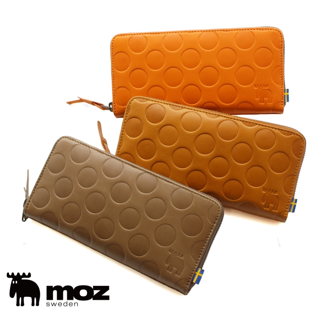 【moz/モズ】ラウンド長財布【dot】[moz86046]
