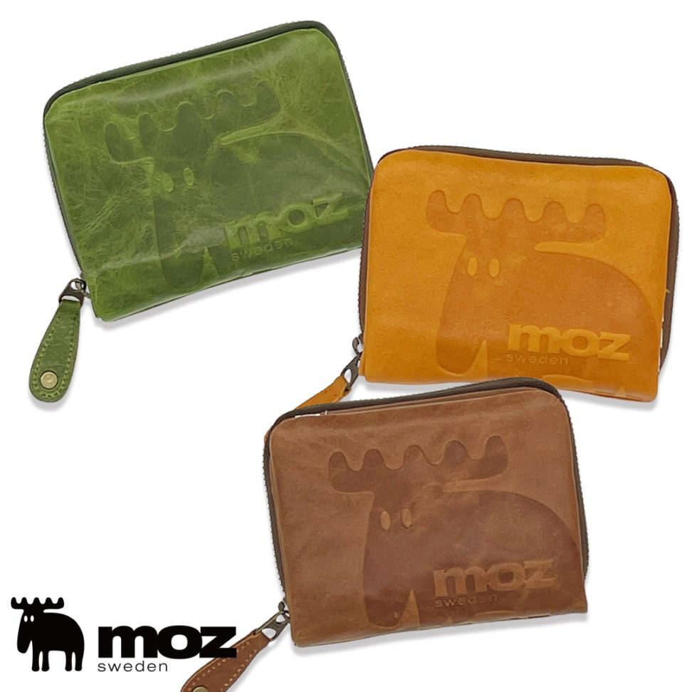 【moz/モズ】ラウンド二つ折り財布【ELK】[moz86183]