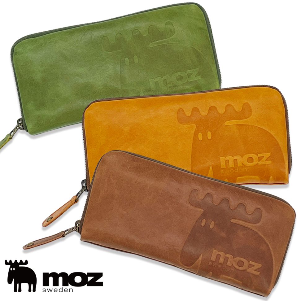 【moz/モズ】ラウンド長財布【ELK】[moz86184]