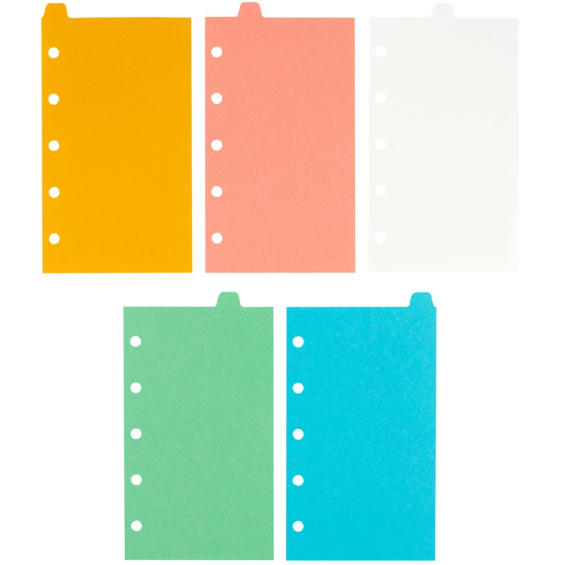 ASHFORD/アシュフォード システム手帳リフィル カラーインデックス ライトカラー トップ5段 M5 2566-100 | あいうえお順キーワード,アシュフォード | ナガサワ文具センター ...