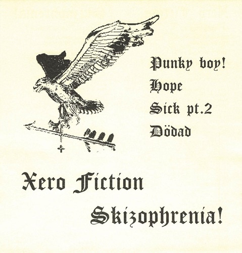 XERO FICTION - SKIZOPHRENIA! /! split 7inch record 【RECORD】 | RECORD ...