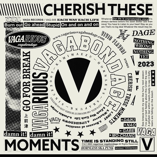 【特典あり】 vagarious vagabondage(バガリアスバガボンデージ) / Cherish these moments | CD ...