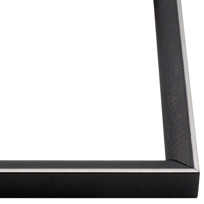 デッサン額縁 エッフェル黒/銀（B-267976） A4（297×210mm） 前面UVカットアクリル仕様 ラーソン・ジュール - 額縁専門店 ...