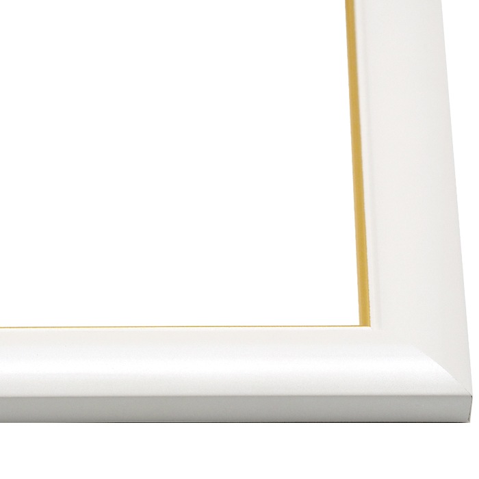 デッサン額縁 30009/パールホワイト B2（728×515mm） 前面UVカットアクリル仕様 - 額縁専門店ないとう本店 - 額縁の通販サイト 高品質・低価格な額縁の販売