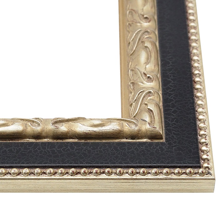 デッサン額縁 9370黒/銀 A4（297×210mm） 前面UVカットアクリル仕様 - 額縁専門店ないとう本店 - 額縁の通販サイト 高品質 ...