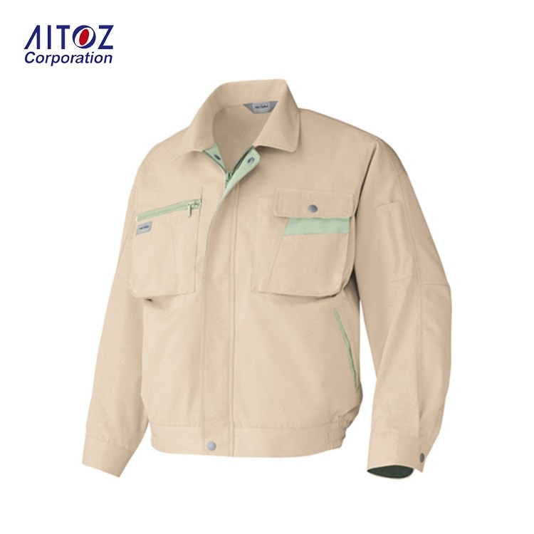 AITOZ アイトス 6321 長袖ブルゾン SS S M L LL 3L 4L 5L 6L BLL B3L B4L 作業着 作業服 ポリ綿 JIS制電 | 長袖 | W4