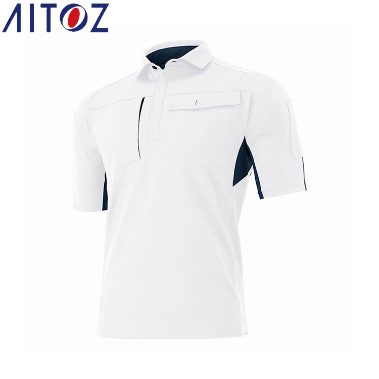 AITOZ アイトス 10614 半袖ポロシャツ（男女兼用） SS S M L LL 3L 4L 5L 6L 作業着 作業服 | 半袖 | W4