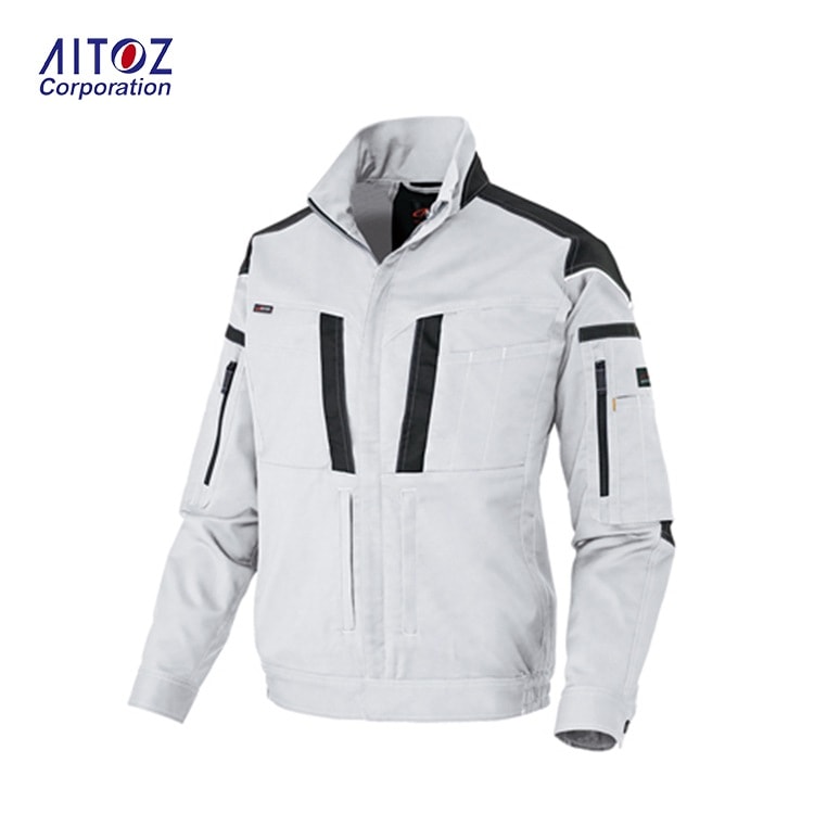 AITOZ アイトス 6803 長袖ブルゾン SS S M L LL 3L 4L 5L 6L 作業着 作業服 ポリ綿 JIS制電 | 長袖 | W4