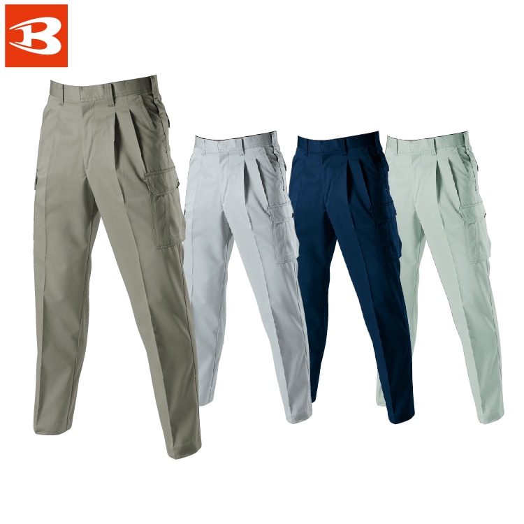 BURTLE バートル 6066 ツータックカーゴパンツ 70 73 76 79 82 85 88 91 95 100 105 110 115 120 125 オールシーズン対応 作業着 作業 ...