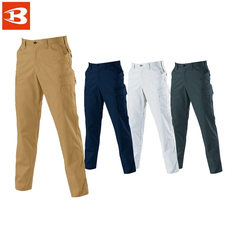 BURTLE バートル 6086 カーゴパンツ 70 73 76 79 82 85 88 91 95 100 105 110 120 130 オールシーズン対応 作業着 作業服 ポリ綿 JIS ...
