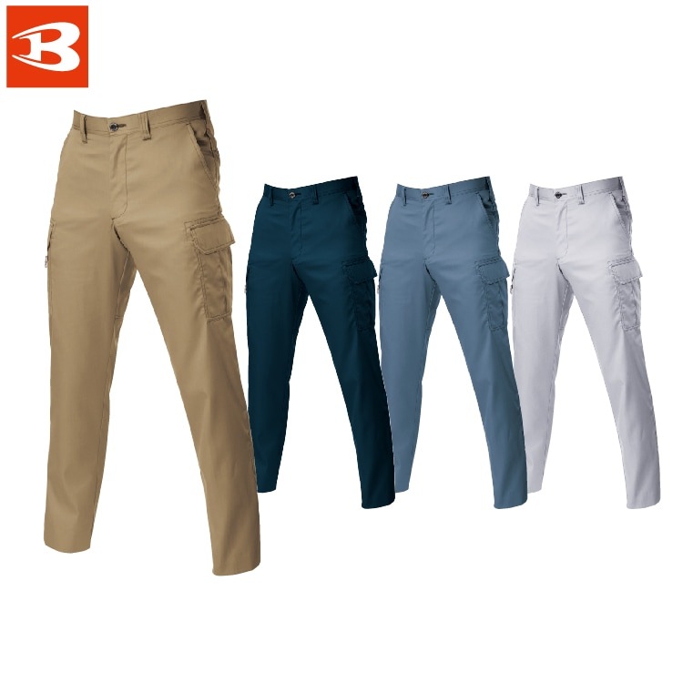 BURTLE バートル 6106 カーゴパンツ 70 73 76 79 82 85 88 91 95 100 105 110 120 130 オールシーズン対応 作業着 作業服 ポリ綿 制電 ...