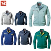 BURTLE バートル 9001 ブルゾン SS S M L LL 3L 4L 5L オールシーズン対応 作業着 作業服 強ｽﾄﾚｯﾁ ポリ 制電素材 | ブルゾン | W4