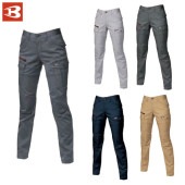 BURTLE バートル 7059 レディースカーゴパンツ S M L LL オールシーズン対応 作業着 作業服 強ｽﾄﾚｯﾁ ポリ綿 吸汗速乾 制電素材 レディース | パンツ | W4