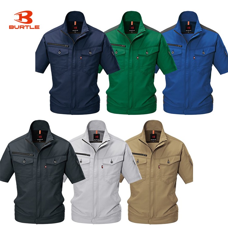 BURTLE バートル 9086 半袖ジャケット SS S M L LL 3L 4L 5L オールシーズン対応 作業着 作業服 | 半袖 | W4