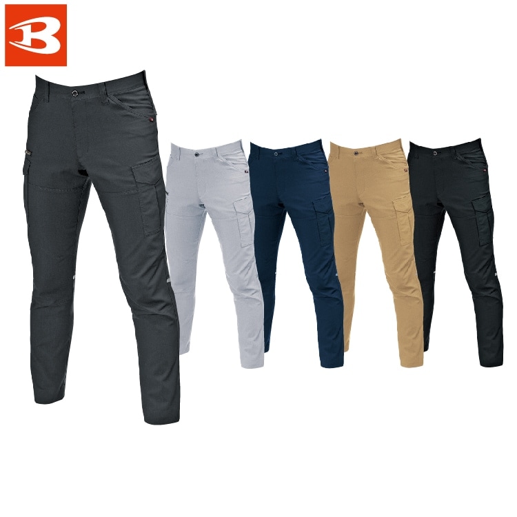 BURTLE バートル 9092 カーゴパンツ SS S M L LL 3L 4L 5L 6L 7L 8L オールシーズン対応 作業着 作業服 強ｽﾄﾚｯﾁ ポリ綿 吸汗速乾 JIS制電 ...