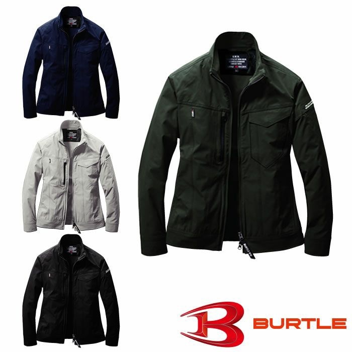 BURTLE バートル 9511 ジャケット S M L XL XXL 3XL オールシーズン対応 作業着 作業服 強ｽﾄﾚｯﾁ ポリ 吸汗速乾 JIS制電 ユニセックス | ジャケット | W4