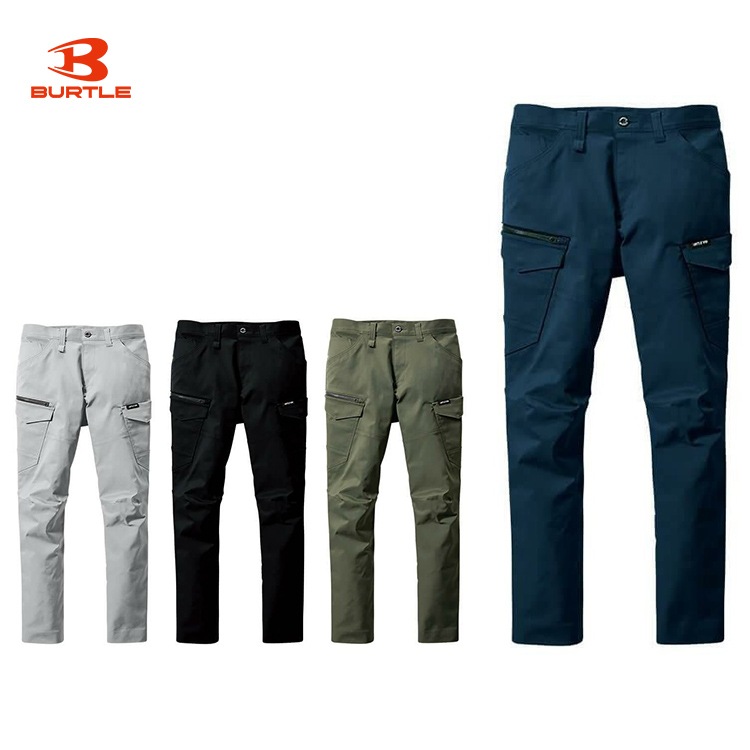 BURTLE バートル 6212 カーゴパンツ SS S M L LL 3L 4L 5L 6L 7L 8L オールシーズン対応 作業着 作業服 | パンツ | W4