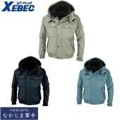 XEBEC ジーベック152 リサイクリーンメチャカルブルゾン S M L LL 3L 4L 5L 作業着 作業服 強ｽﾄﾚｯﾁ ポリ 防寒 | ブルゾン | W4