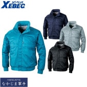 XEBEC ジーベック372 メチャカルブルゾン M L LL 3L 4L 5L 作業着 作業服 強ｽﾄﾚｯﾁ ナイロン 防寒 | ブルゾン | W4