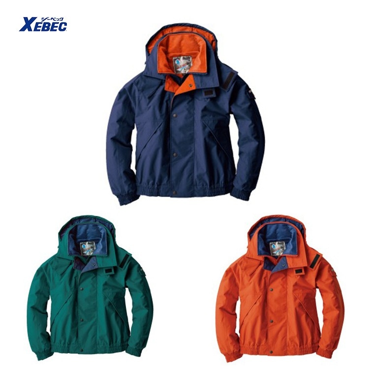 XEBEC ジーベック532 防水3ブルゾン M L LL 3L 4L 5L 作業着 作業服 強ｽﾄﾚｯﾁ ナイロン 防寒 | ブルゾン | W4