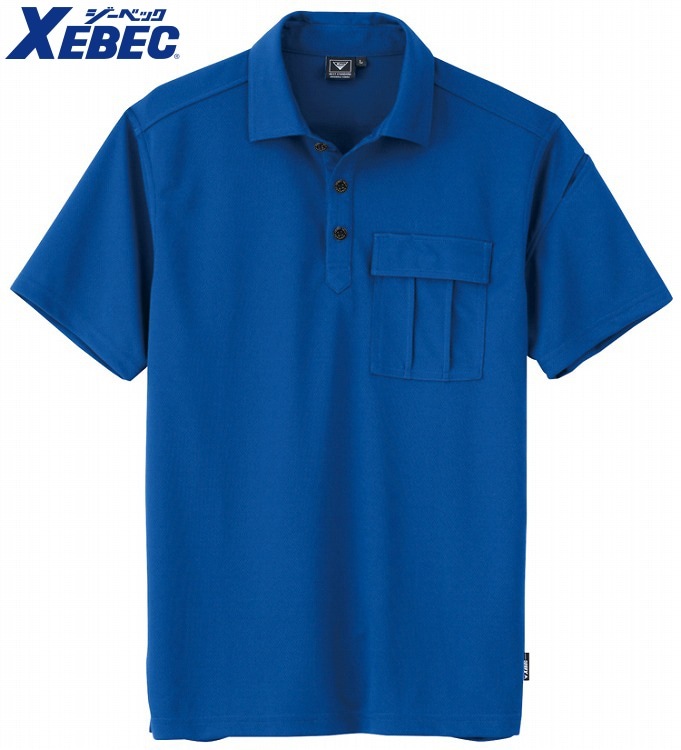 XEBEC ジーベック6042 静電半袖ポロシャツ SS S M L LL 3L 4L 5L 6L 作業着 作業服 | 半袖 | W4