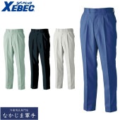 XEBEC ジーベック7552 ラグラン スラックス 70 73 76 79 82 85 88 91 95 100 105 110 115 120 作業着 作業服 ポリ 静電素材 JIS制電 ...