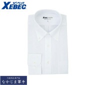 XEBEC ジーベック15155 ボタンダウン長袖シャツ S M L LL 3L 4L 作業着 作業服 ポリ綿 スーツ系 | 長袖 | W4