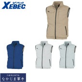 XEBEC ジーベックXE98014 空調服静電リップベスト S M L LL 3L 4L 5L 6L 涼しい 作業着 作業服 ポリ綿 空調 | 空調 | W4